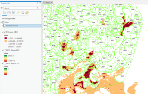 Como usar diferença entre dois NDVIs do Sentinel-2 para atualizar ...